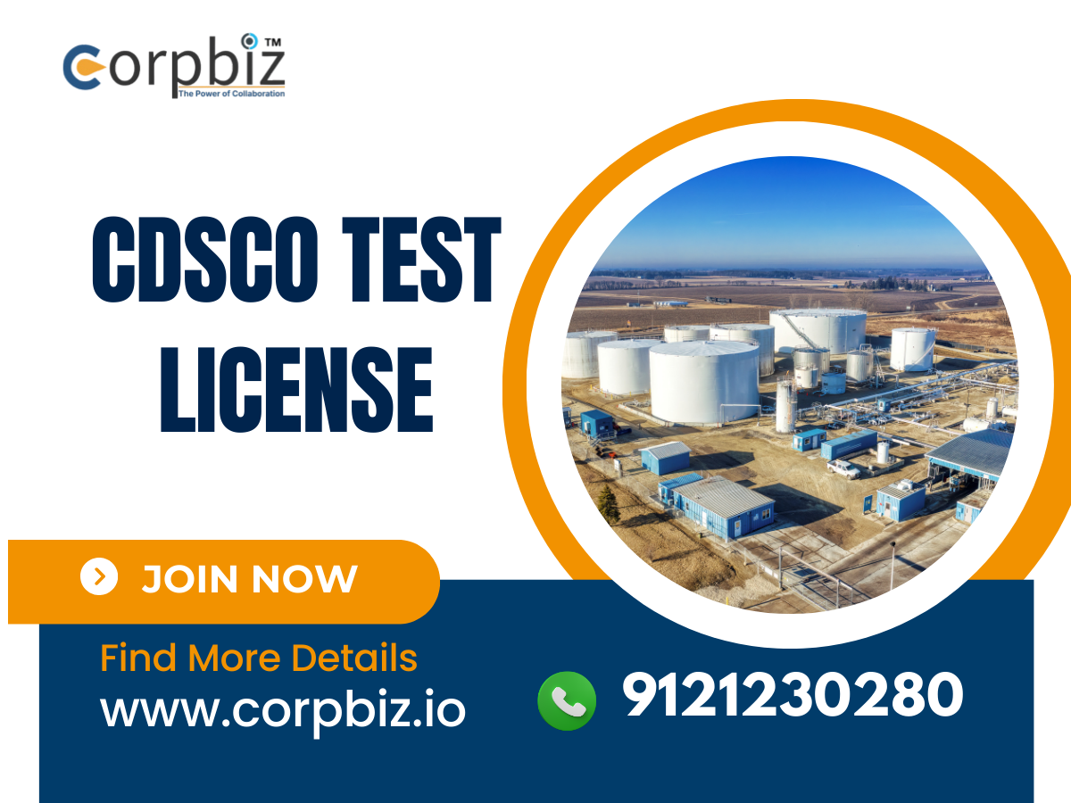 CDSCO Test License | 50% Off Professional Fees – Apply Now!